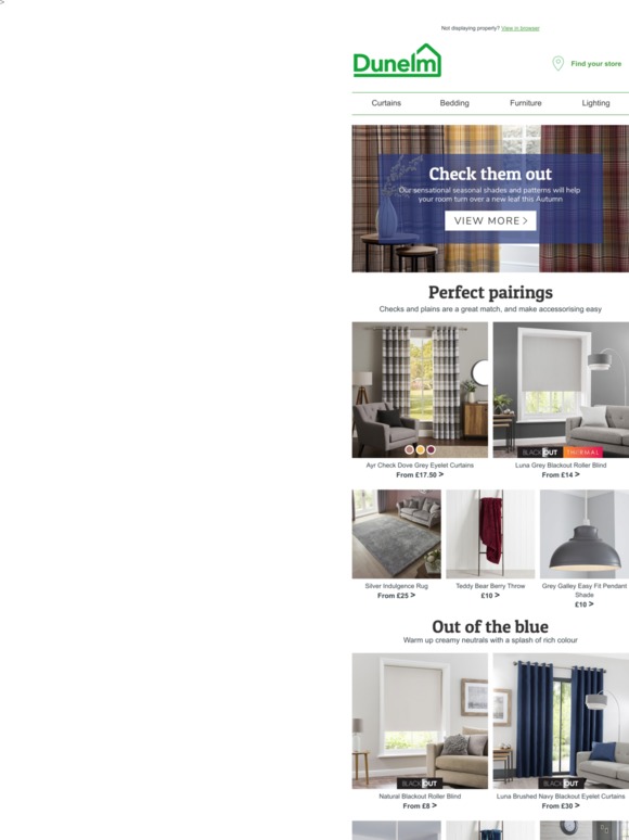 Dunelm: Layers for your windows | Milled