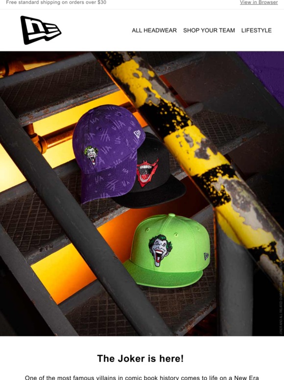 New Era: Just Dropped: The Joker Collection | Milled