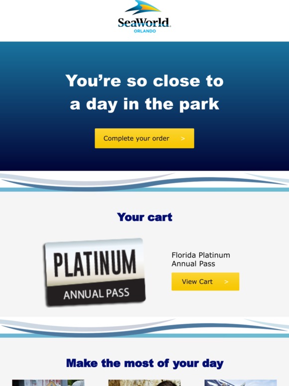 SeaWorld: Finish booking, start relaxing now | Milled