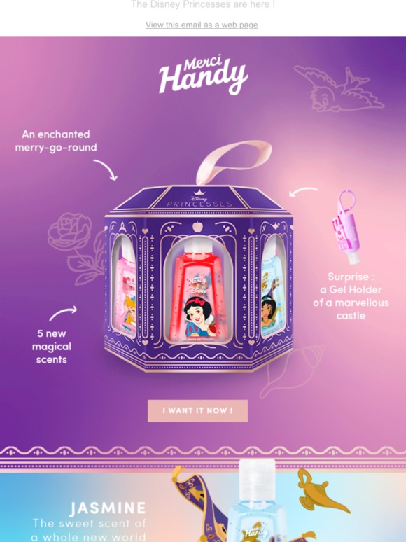 Merci Handy: Disney Princesses x Merci Handy | Milled