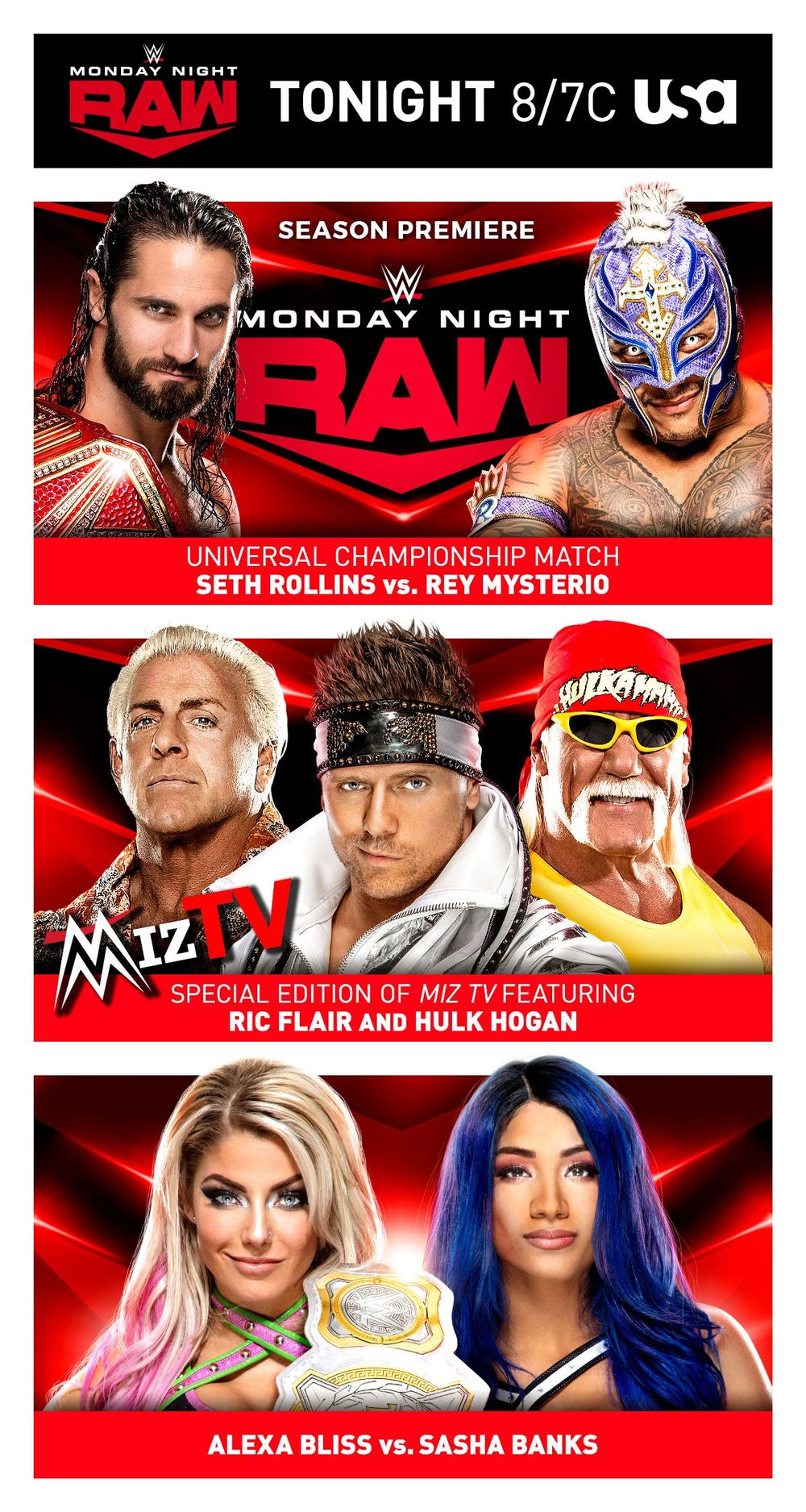 WWE Shop: Raw Season Premiere Airs Tonight 8/7c on USA Network | Milled
