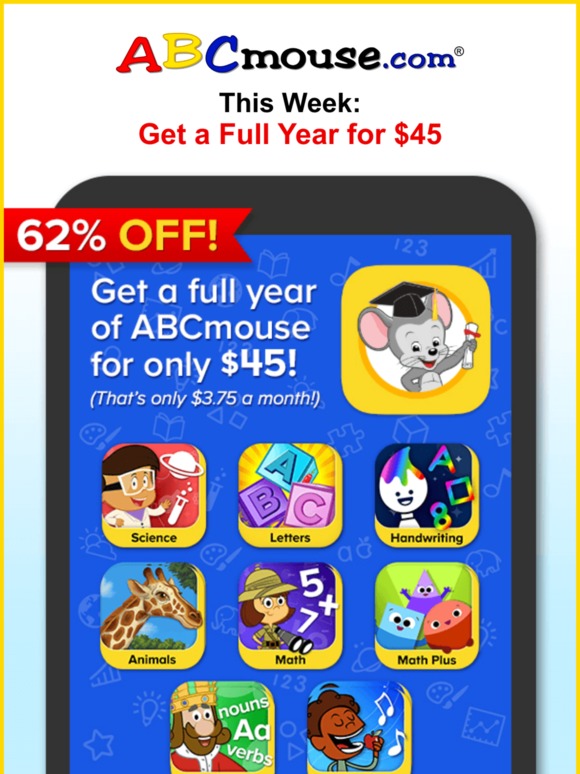 ABCmouse: This Week: Get an Entire Year for $45 | Milled