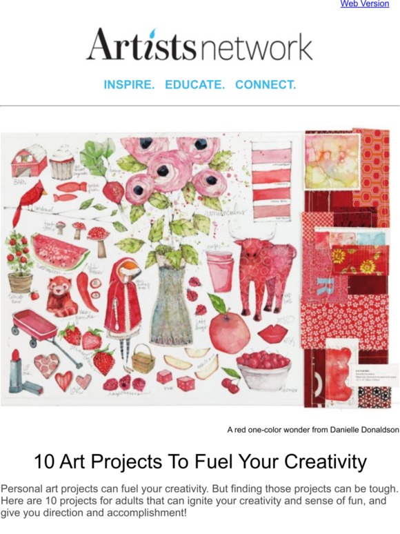 Artists Network: 10 Art Projects To Fuel Your Creativity | Milled