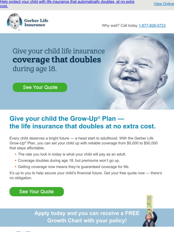 Gerber Life Insurance: Get coverage that grows with your child | Milled