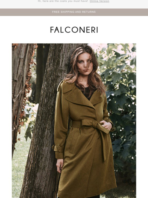 Falconeri: THE COAT: the Fall Winter must-have | Milled