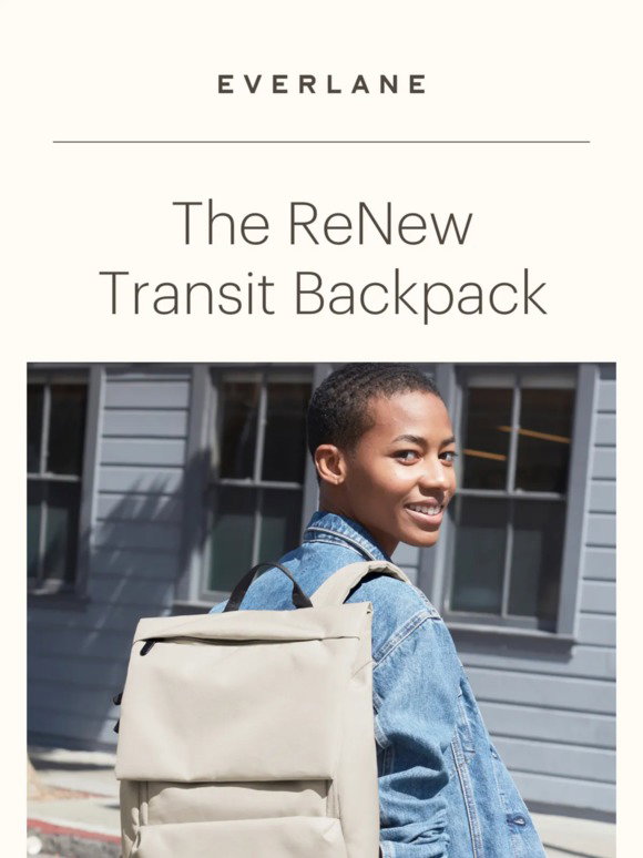 Everlane: The ReNew Transit Backpack | Milled
