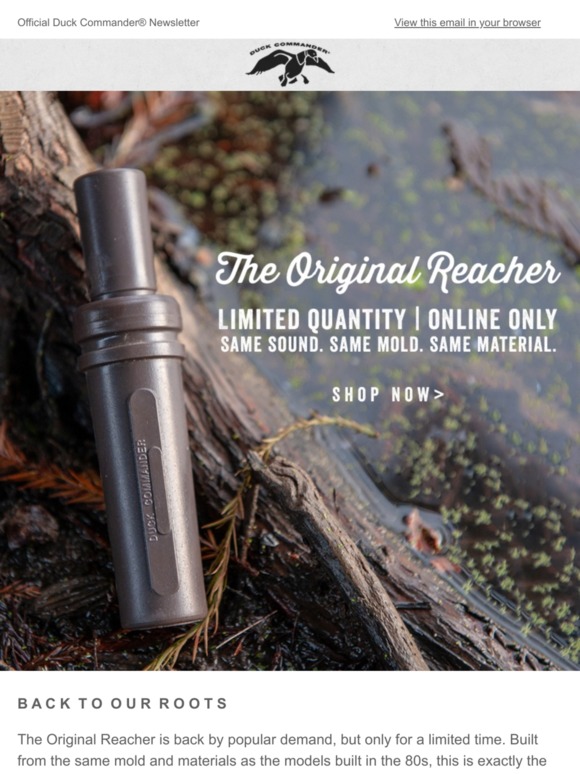 Duck Commander: You Asked. We Delivered | The Original Reacher | Milled