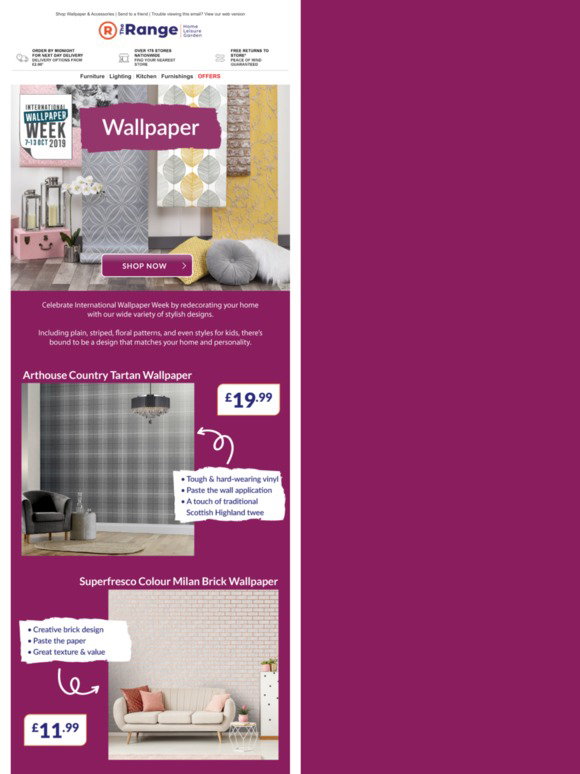 The Range: Celebrate International Wallpaper Week With The Range | Milled