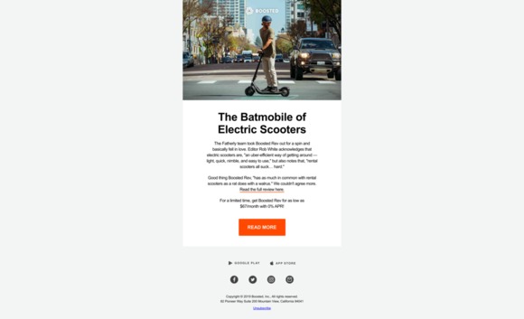 Boosted Boards: Boosted Rev: The Batmobile of Electric Scooters | Milled