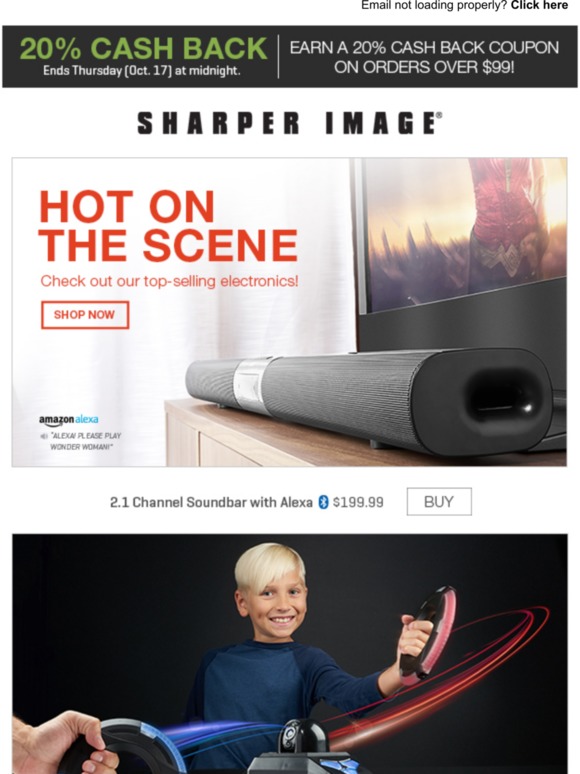Sharper Image: 😎 Our hottest electronics are here! | Milled