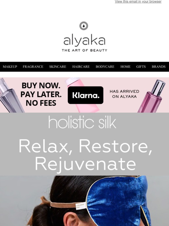 Alyaka: Relax, Restore and Rejuvenate With Holistic Silk | Milled