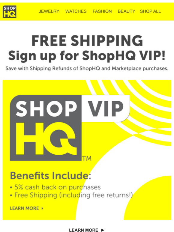 ShopHQ: Free Shipping 🚚 Sign up for ShopHQ VIP | Milled
