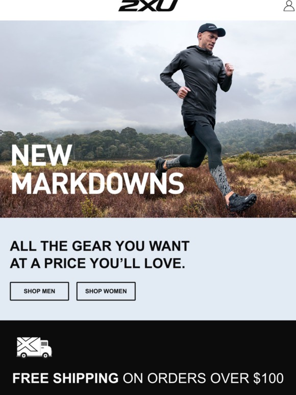 2XU: All the gear you want, at prices you'll love. | Milled