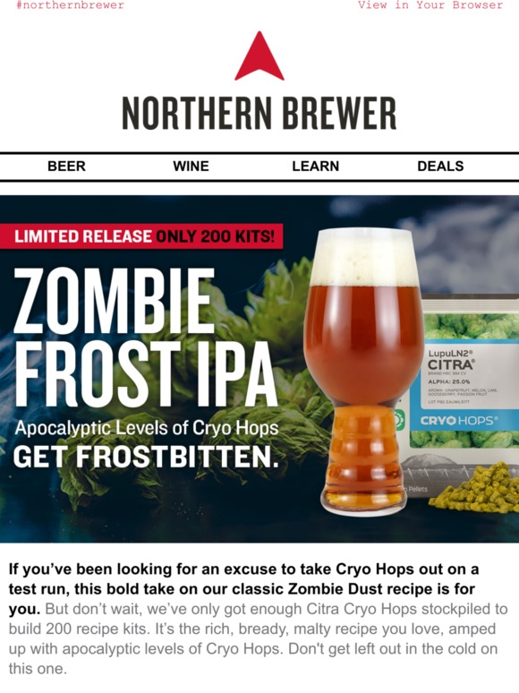 Northern Brewer: Zombie Frost IPA ️ Get Frostbitten ️ | Milled