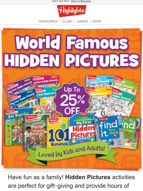 Highlights for Children: See Why Hidden Pictures Are Fun for the Whole ...
