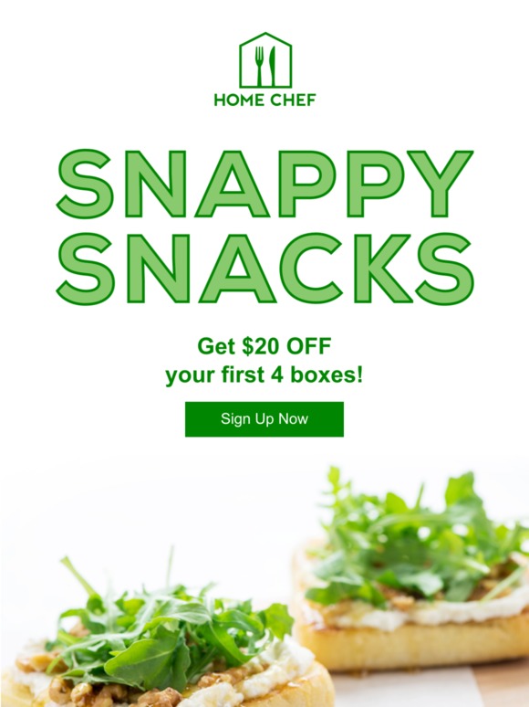 Home Chef: Satisfy your cravings with our new Snappy Snacks! | Milled