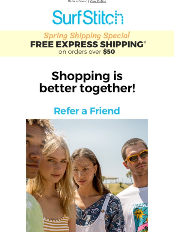 SurfStitch: Refer a Friend and get $25. Winning! | Milled