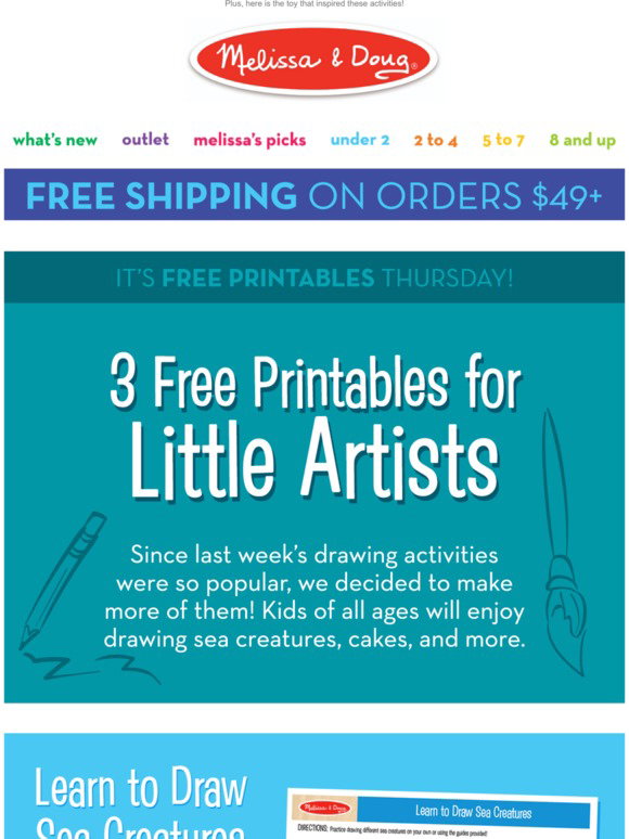 Melissa & Doug: Here are your 3 free printables for the weekend! | Milled