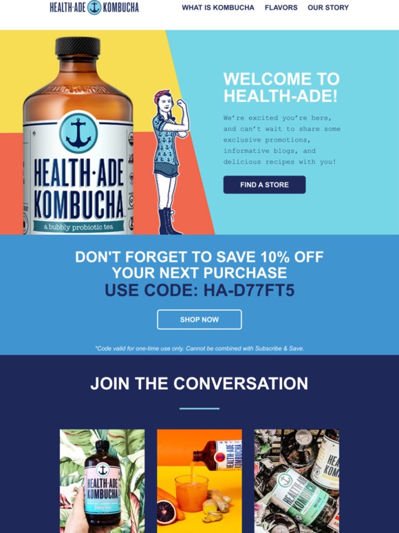 Health-Ade: Welcome To Health-Ade! ⚓ | Milled