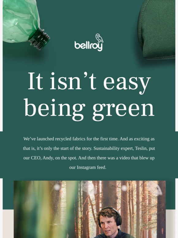 Bellroy: Get ready! Here’s the story behind our recycled fabrics. | Milled