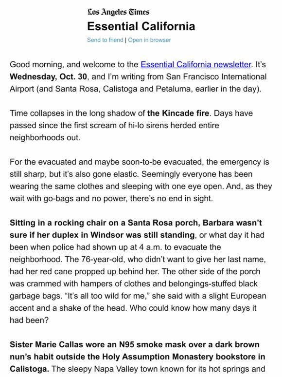 Los Angeles Times: Essential California: Scenes from the edge of the ...