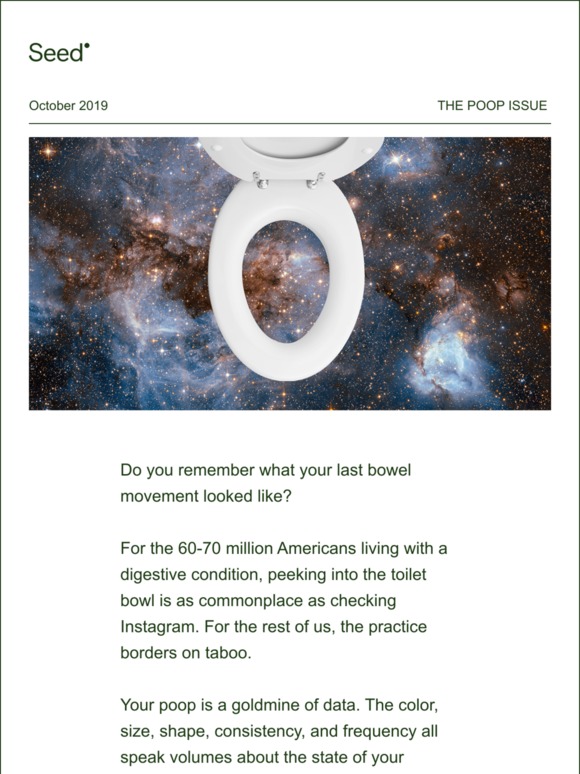 Seed: How well do you know your poop? | Milled