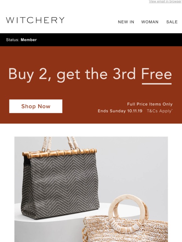Witchery: TREND ALERT | Summer-worthy Woven Bags | Milled