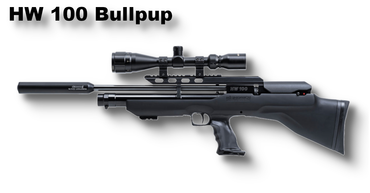 Airgun: Weihrauch HW 100 Bullpup PCP-luftgevær er nu på lager //AIRGUN ...
