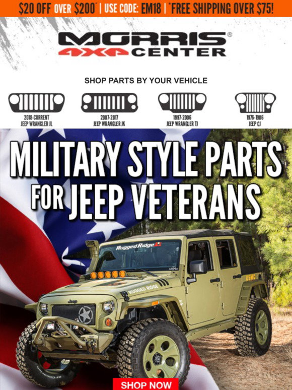 Morris 4x4 Center: Outfit Your Jeep With Military Style Parts | Milled
