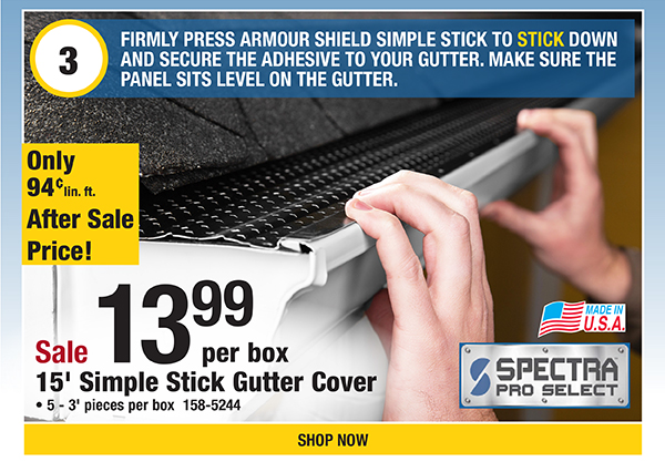 Menards: Gutter Protection Made Easy | Milled