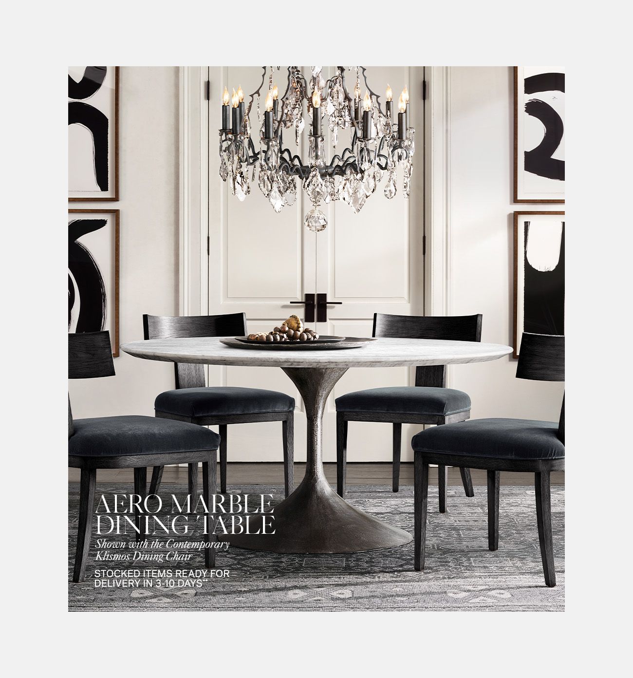 Restoration Hardware: Forged by Fire. The Thaddeus Collection in 3 Finishes. | Milled