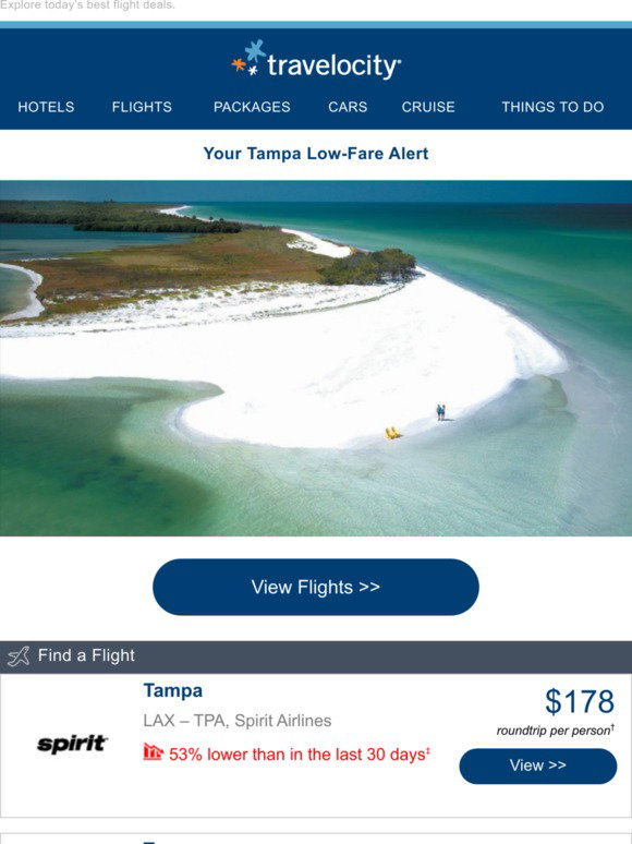 Travelocity: Special notice! We're showing our appreciation with major ...