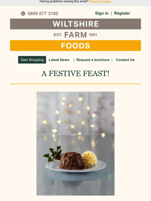 Wiltshire Farm Foods: Our festive dishes! | Milled