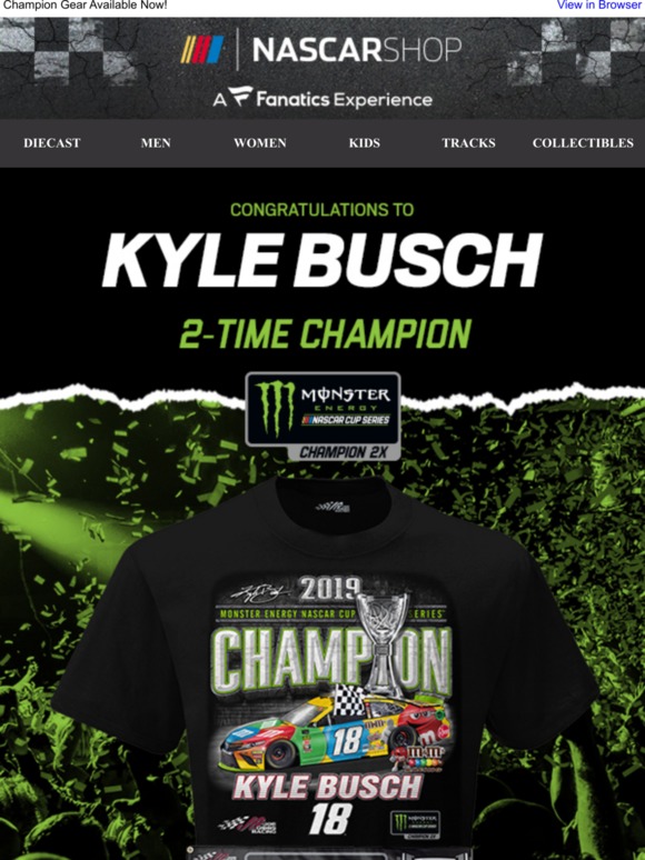 NASCAR: Kyle Busch is the 2019 Monster Energy Cup Series Champion! | Milled