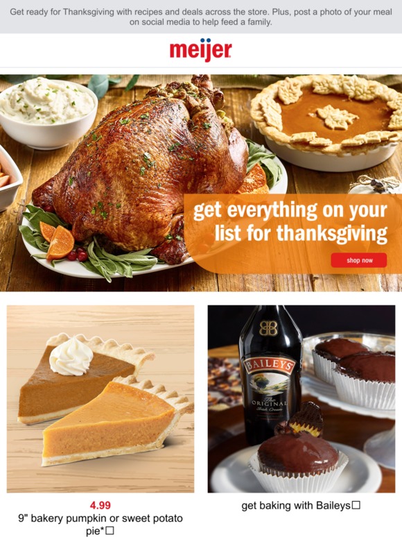 Meijer: Holiday Entertaining + Meal Essentials and Deals | Milled