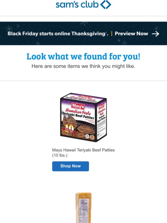 Sam's Club: Check out these items recommended just for you | Milled