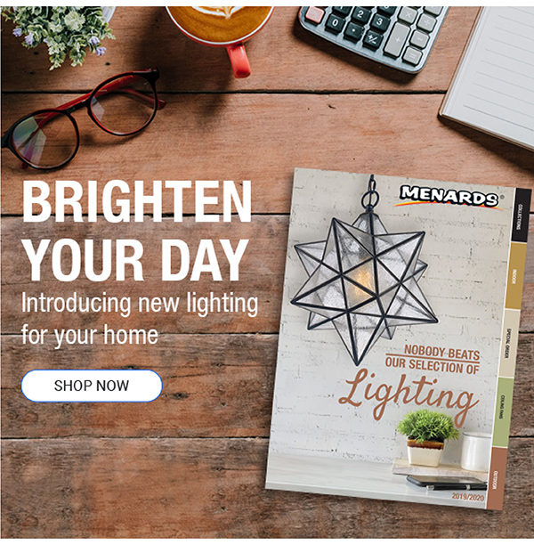 Menards: Lighting Inspiration For Your Home! | Milled
