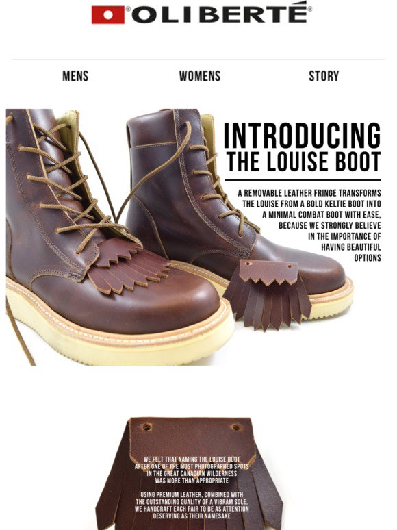 Oliberté: THE LOUISE BOOT | Milled