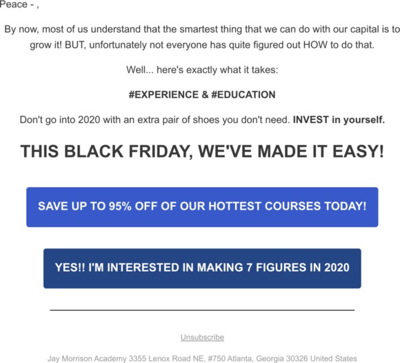 The Jay Morrison Academy: 💰 How to make 7 Figures in 2020 | Milled