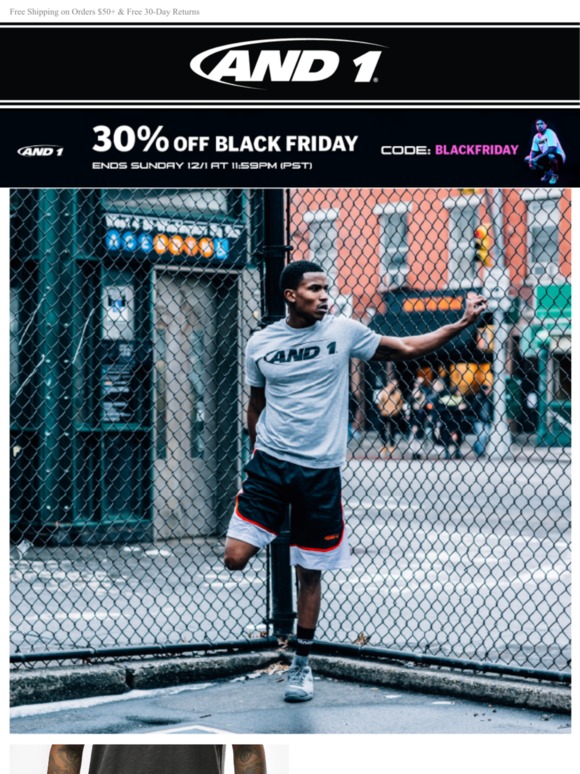 AND1 BASKETBALL: The OG Short & All New Apparel | 30% off EVERYTHING ...