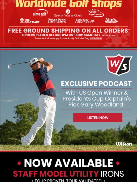 Edwin Watts Golf: Now Available Wilson Staff Model Utility Irons ...