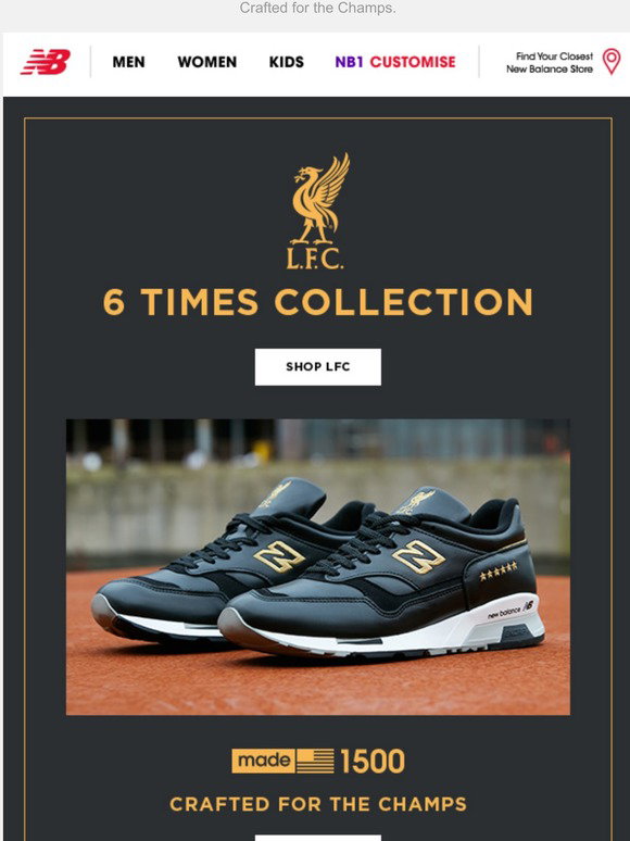 New Balance: Available Now | Blacked Out Liverpool FC 6 Times ...