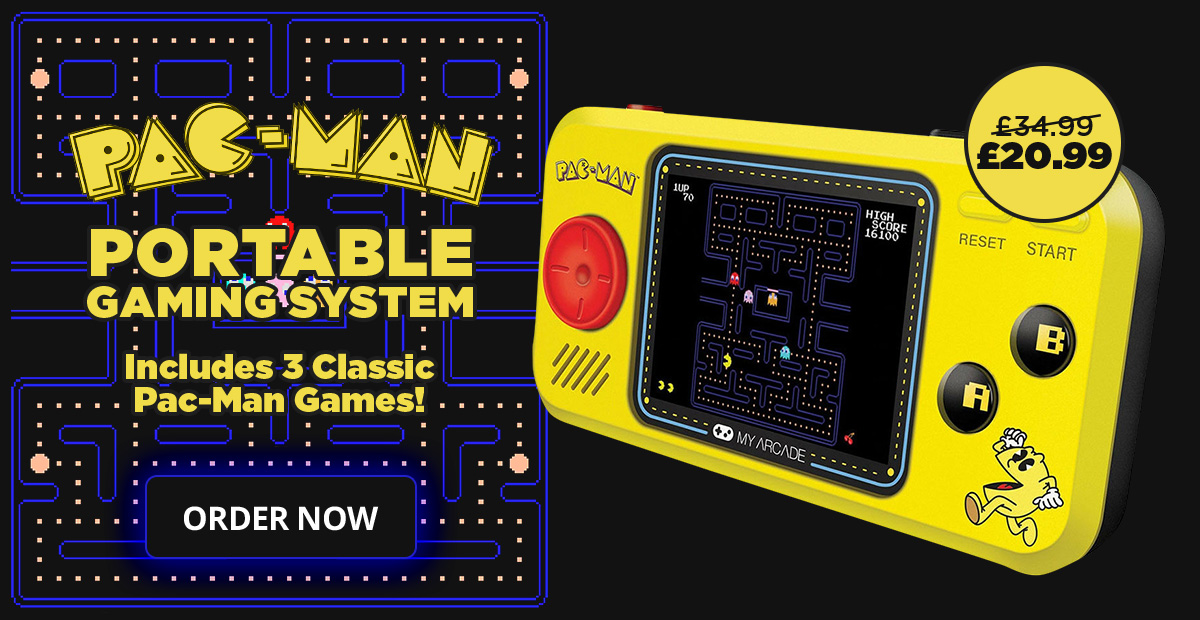 7dayshop.com: Retro Cool - Pac Man Gaming System - Just £20.99 | Milled