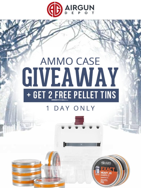 Airgun Depot: Get 2 Pellet Tins & Carrying Case for Free | Milled