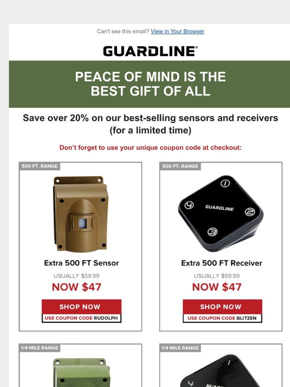 Guardline Security: Up to 22% off our most popular sensors, receivers ...