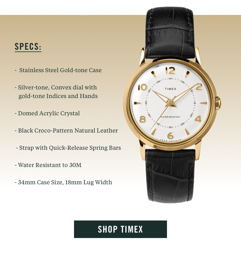 Timex Todd Snyder Welton Bi-Metal Quartz Watch Review Timex, 49% OFF