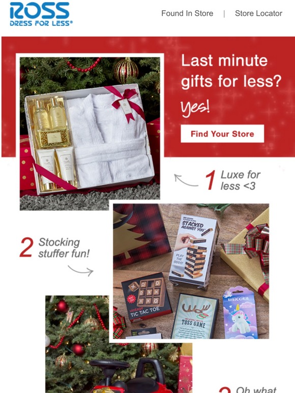 Ross: Gifts for everyone on your list for less? Check! | Milled