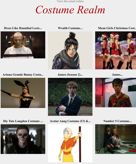 Costume Realm: Random Costume Ideas | Milled