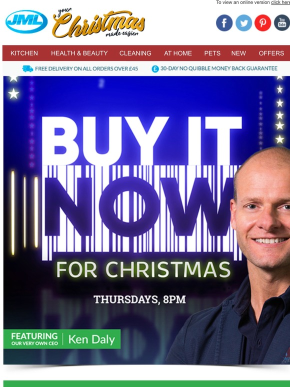 JML: As featured on Channel 4's Buy It Now | Milled