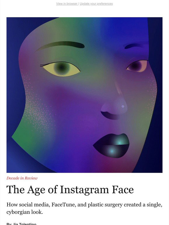The New Yorker: The Age of Instagram Face | Milled
